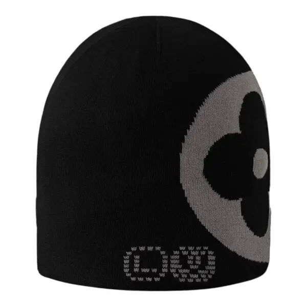 LOUIS VUITTON X Nigo Fit Monogram Beanie - Black