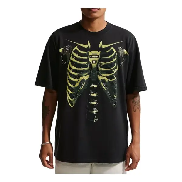 Nike Max90 T-shirt 'black Volt - Black/volt