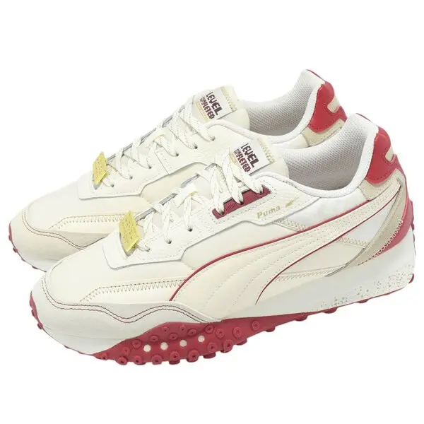 PUMA Blktop Rider Sneakers - White/red