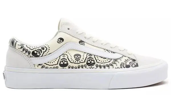 VANS Style 36 Bandana Low Top Sneakers - White