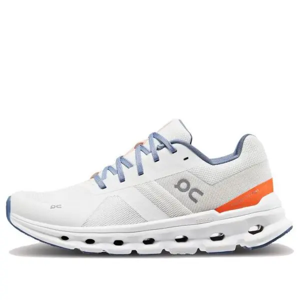 On Cloudrunner Sneakers - Undyed White/flame