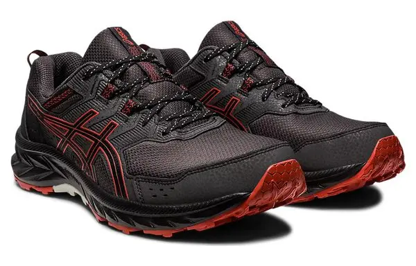 Asics Gel-venture Athletic Sneakers - Black/red