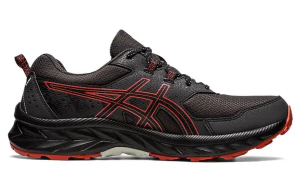 Asics Gel-venture Athletic Sneakers - Black/red