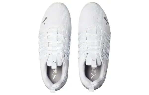PUMA Axelion Refresh Lace-up Sneakers - White/silver