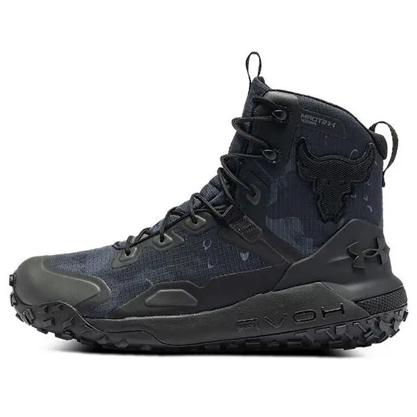 Under Armour Project Rock X Hovr Dawn Boot - Black/blue