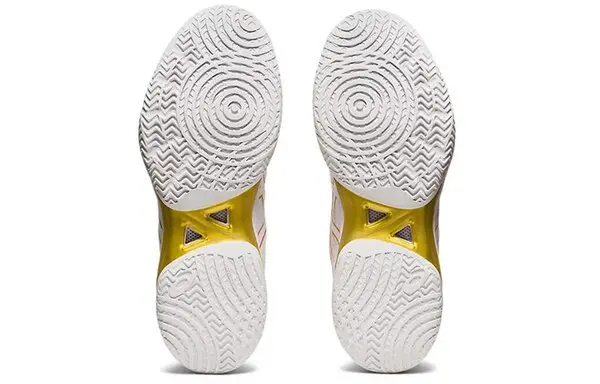 Asics Gelhoop V13 Basketball Sneakers - White/gold