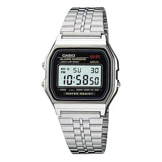 Casio Classic Bracelet Waterproof Digital - Silver