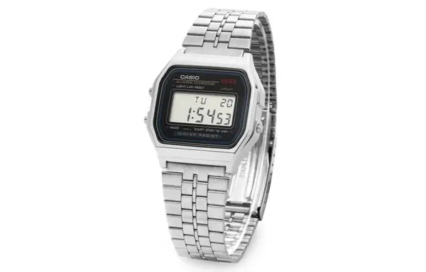 Casio Classic Digital Stainless Steel Bracelet Watch - Silver