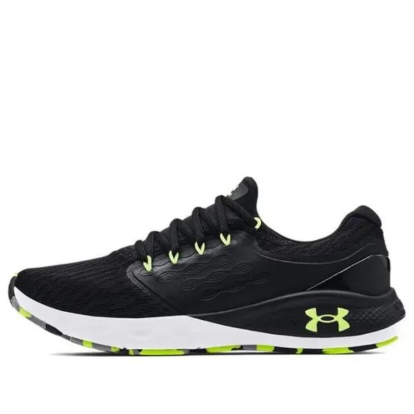 Under Armour Charged Vantage Low Top Lace-up Athletic Sneakers - Black/green