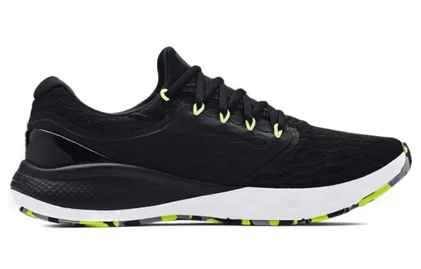 Under Armour Charged Vantage Low Top Lace-up Athletic Sneakers - Black/green