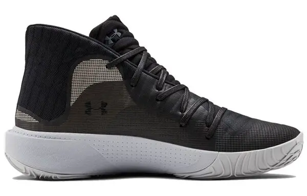 Under Armour Anatomix Spawn Mid Basketball Sneakers - Black/grey