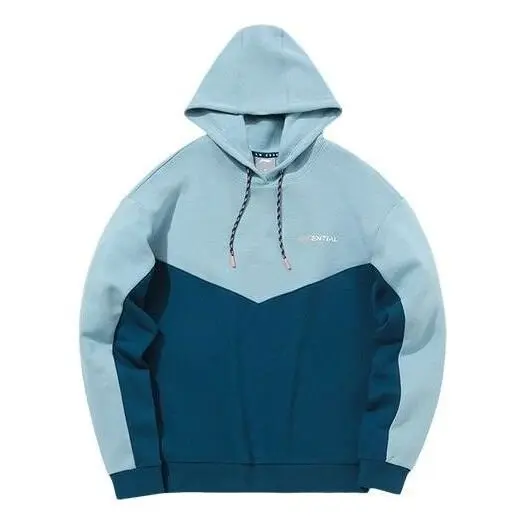 LI-NING Color Block Hoodie - Blue/teal