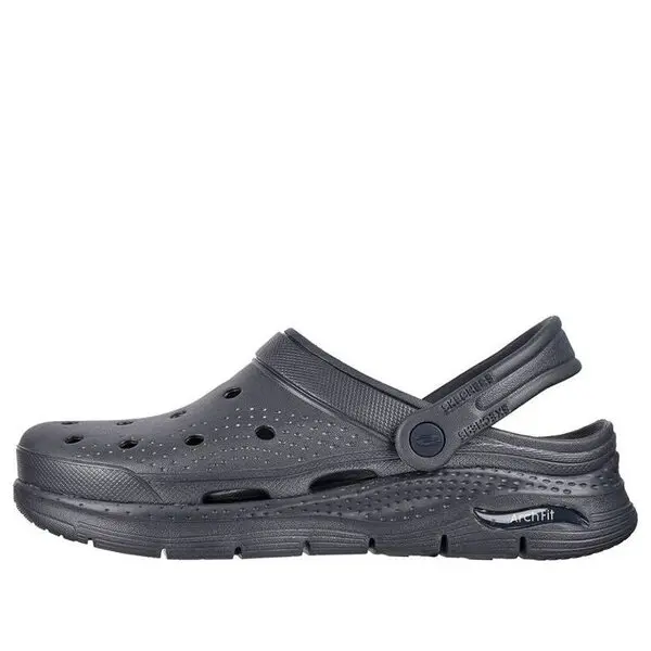 Sketchers Arch Fit Valiant Slip-on Clogs - Navy