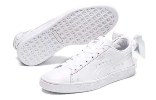 PUMA Basket Bow Sneakers - White