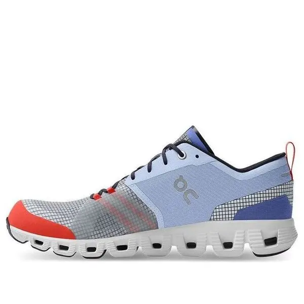 On Cloud X Shift "heather" Sneakers - Blue/orange