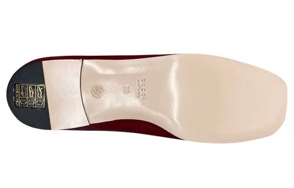 Gucci Madelyn Crystal G Leather Flats
