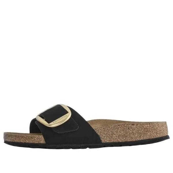 BIRKENSTOCK Madrid Big Buckle Sandals - Black