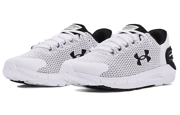 Under Armour Charged Rogue 2.5 Athletic Sneakers - White/black