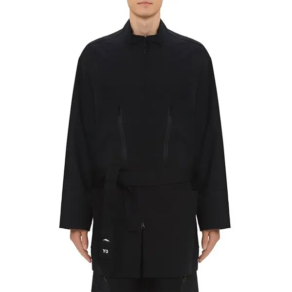 Adidas Y-3 Mid-length Stand Collar Casual Jacket