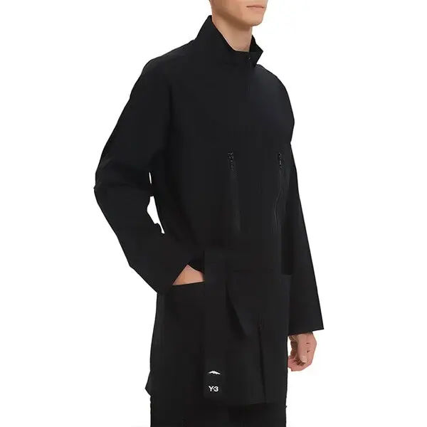 Adidas Y-3 Mid-length Stand Collar Casual Jacket