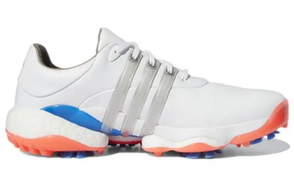 Adidas Tour360 22 Golf Shoes - White/orange
