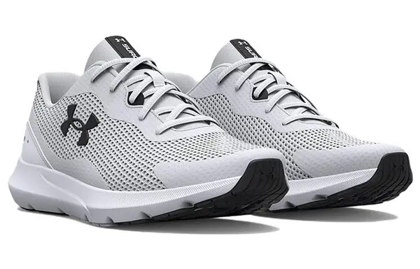 Under Armour Surge 3 Athletic Sneakers - White/black