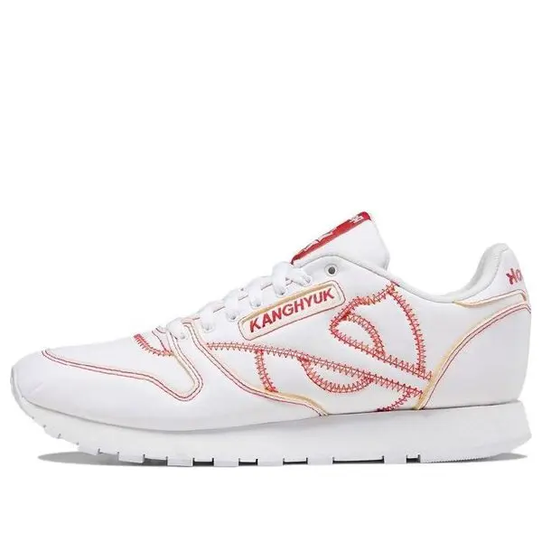 REEBOK Kanghyuk X Classic Leather Sneakers - White/red
