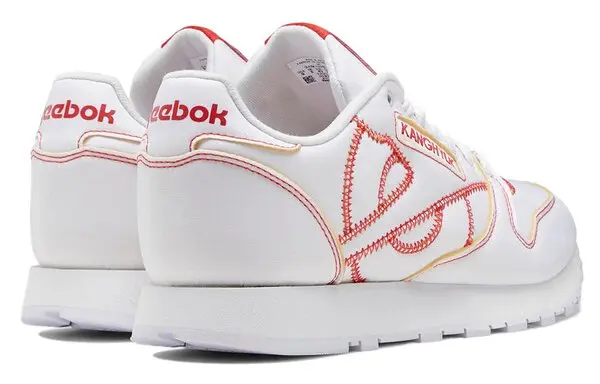REEBOK Kanghyuk X Classic Leather Sneakers - White/red