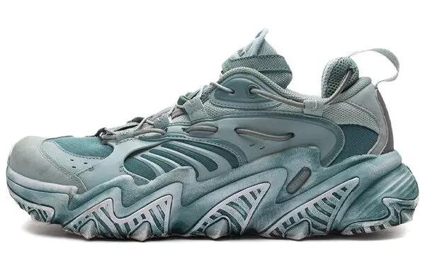 LI-NING X-claw Athletic Sneakers - Grey/green
