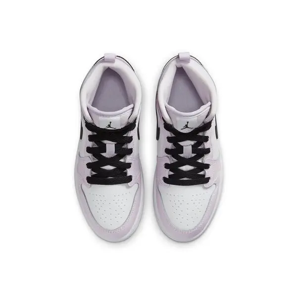 JORDAN 1 Mid Sneakers - Barely Grape/black/white