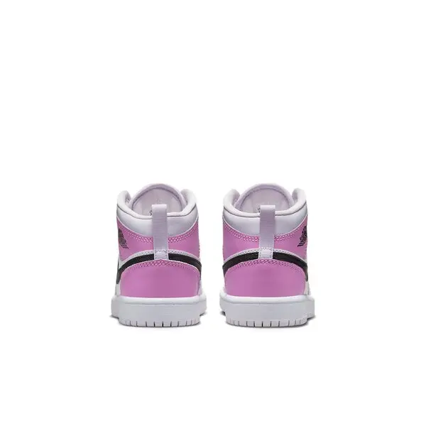 JORDAN 1 Mid Sneakers - Barely Grape/black/white