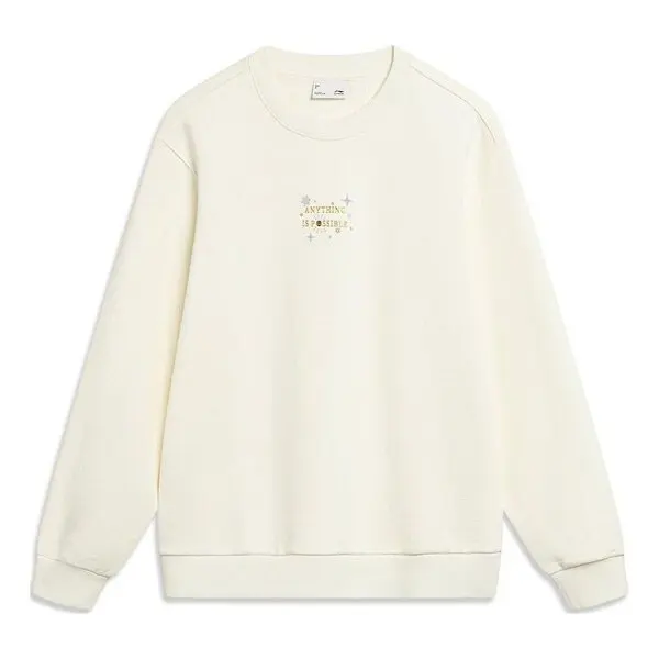 LI-NING Floral Logo Crewneck Sweatshirt