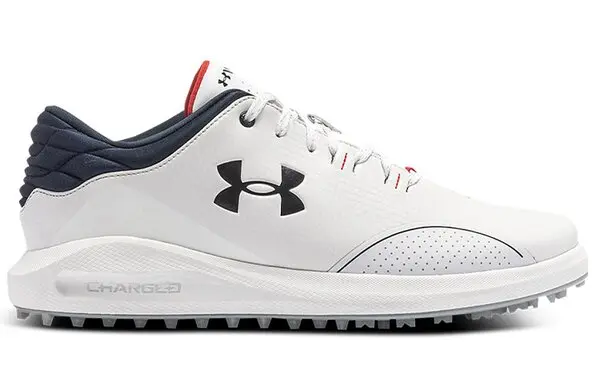 Under Armour Draw Sport Spikeless Golf Shoes Wide - White