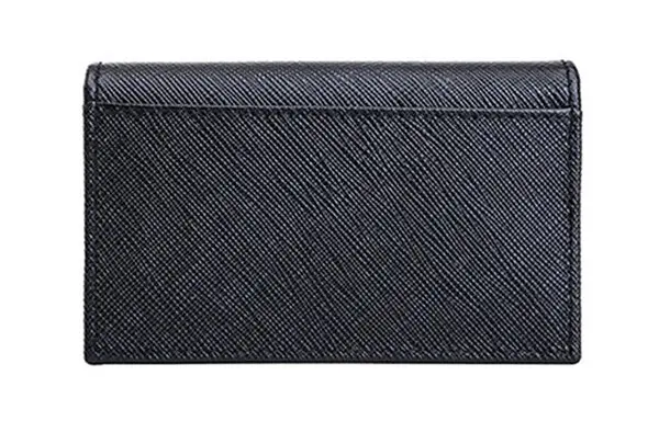 Prada Ss26 Saffiano Leather Flap Card Case