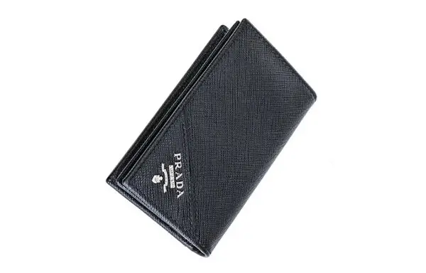 Prada Ss26 Saffiano Leather Flap Card Case