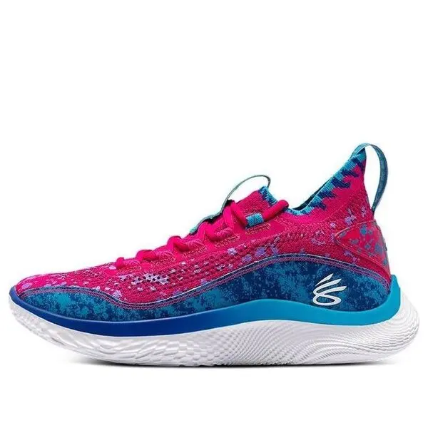 Under Armour Curry Flow "pi Day" Athletic Sneakers - Blue/pink