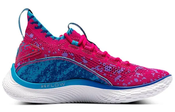 Under Armour Curry Flow "pi Day" Athletic Sneakers - Blue/pink