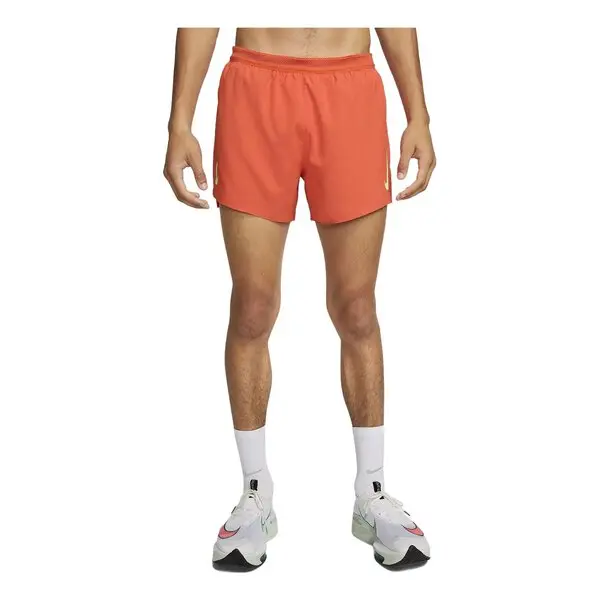 Nike Dri-fit Adv Aeroswift Shorts - Orange/ghost Green