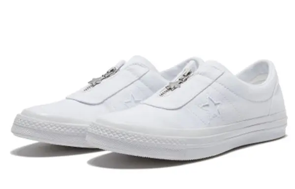 CONVERSE One Star Slip Zip Up Sneakers - White