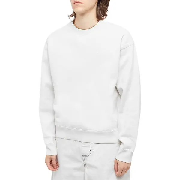 Nike Nrg Solo Swoosh Fleece Crewneck Sweatshirt - White