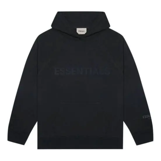 Fear Of God Fw20 3d Silicon Applique Hoodie - Black