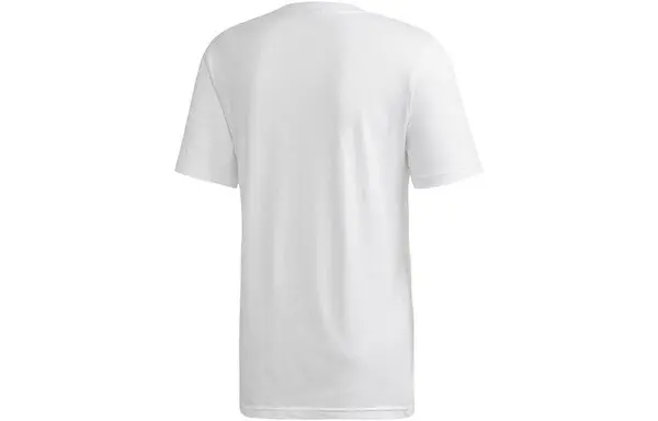 Adidas Originals Logo Round Neck Training Breathable Short Sleeve