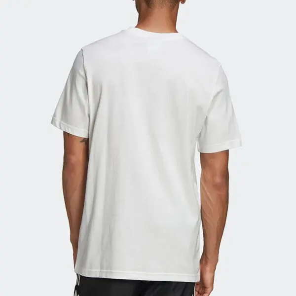 Adidas Originals Logo Round Neck Training Breathable Short Sleeve