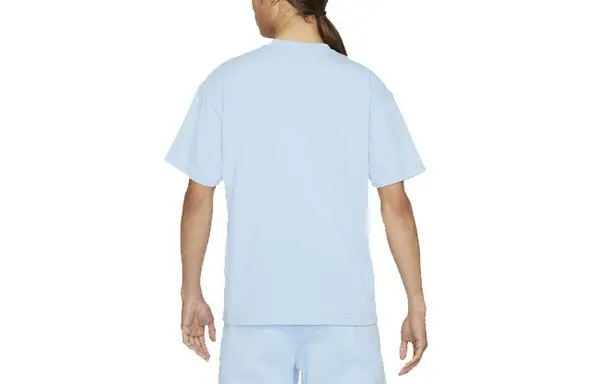 Nike Lab Solo Swoosh Basic Sports Short Sleeve - Blue
