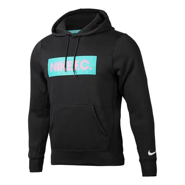 Nike F.c. Football Fleece Hooded Pullover - Black