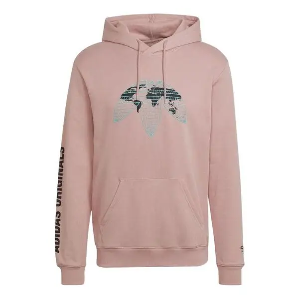 Adidas Originals Pullover Hoodie With Graphic Logo - Multi-color