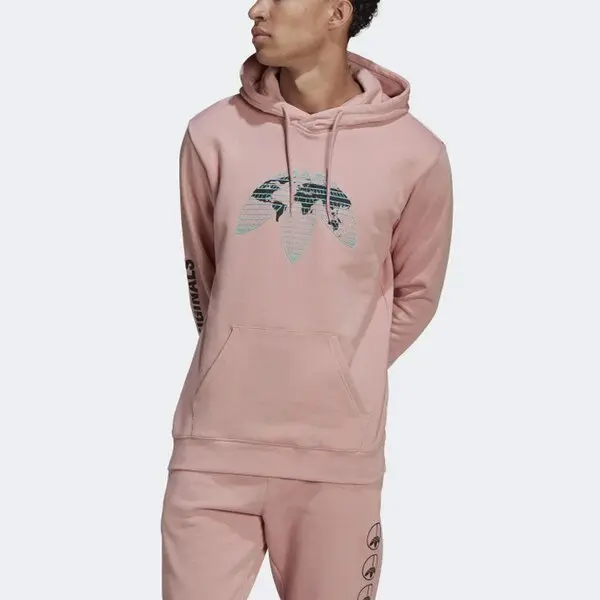 Adidas Originals Pullover Hoodie With Graphic Logo