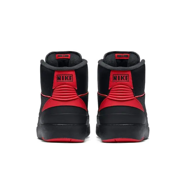 JORDAN Air 2 Retro 'alternate 87' High Top Sneakers - Black/varsity Red