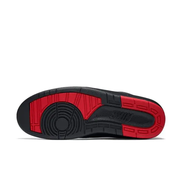 JORDAN Air 2 Retro 'alternate 87' High Top Sneakers - Black/varsity Red