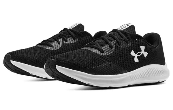 Under Armour Charged Pursuit 3 Athletic Sneakers - Black/white
